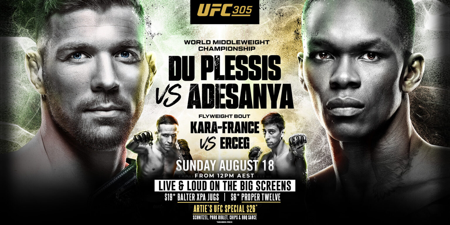 UFC 305 - Easts Bondi Junction