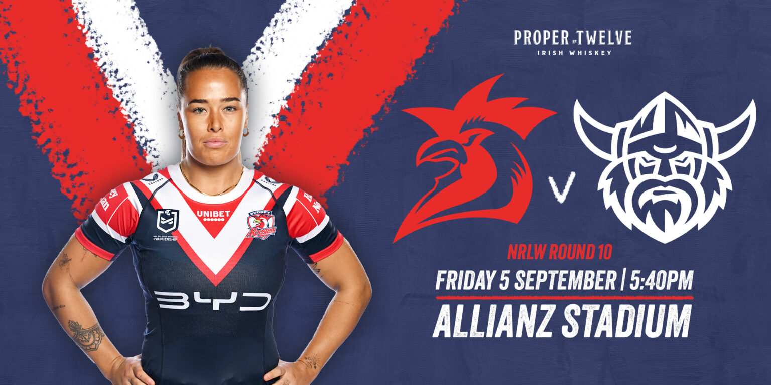 NRLW Rd 10: Roosters V Raiders - Easts Bondi Junction